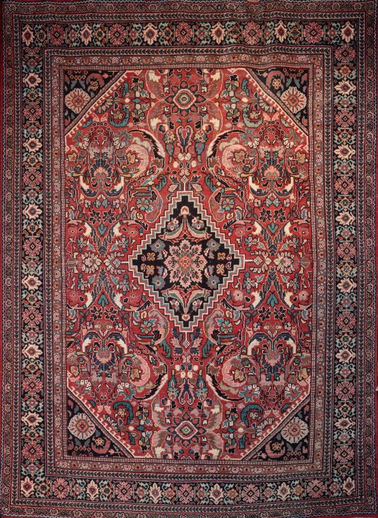 9’8” X 13’2” Cotton Persian Handmade Tribal rug from Iran - Mahal ...